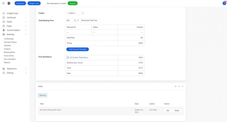 CMS Hotel Booking System - Connect to Any Website - BNBForms