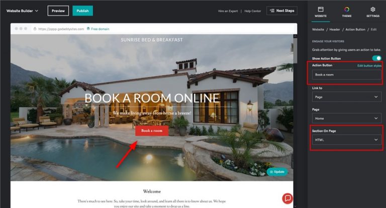 GoDaddy Booking: How to Add a Hotel Reservation System - BNBForms