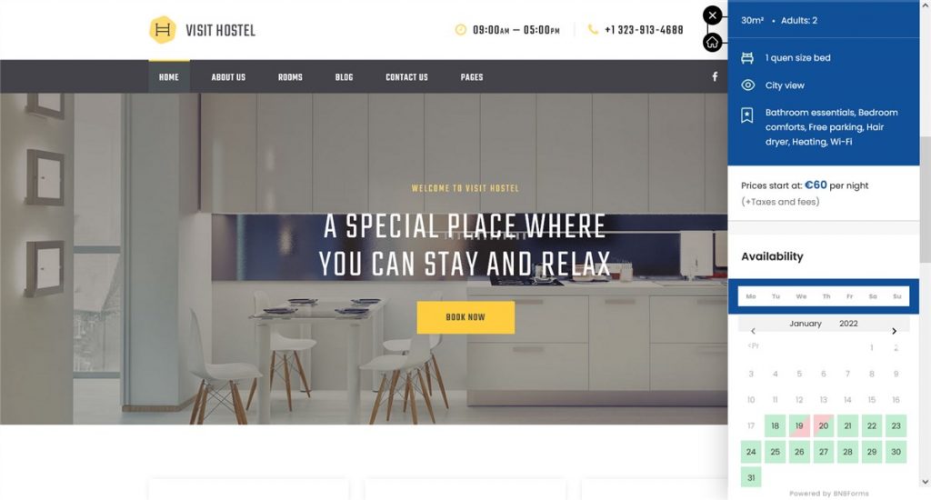 How to Add a Hotel Booking Form to HTML Website - BNBForms