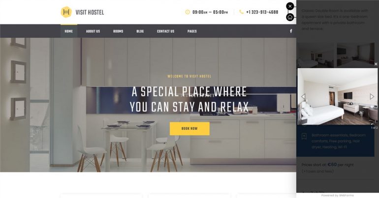 How to Add a Hotel Booking Form to HTML Website - BNBForms