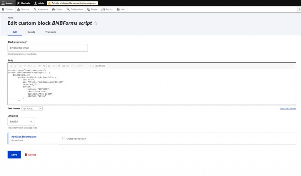 How to Add a Drupal Availability Calendar - BNBForms