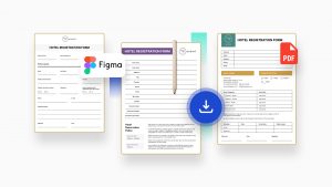Hotel Reservation Cards & Check In Forms: Printable Hotel Templates ...