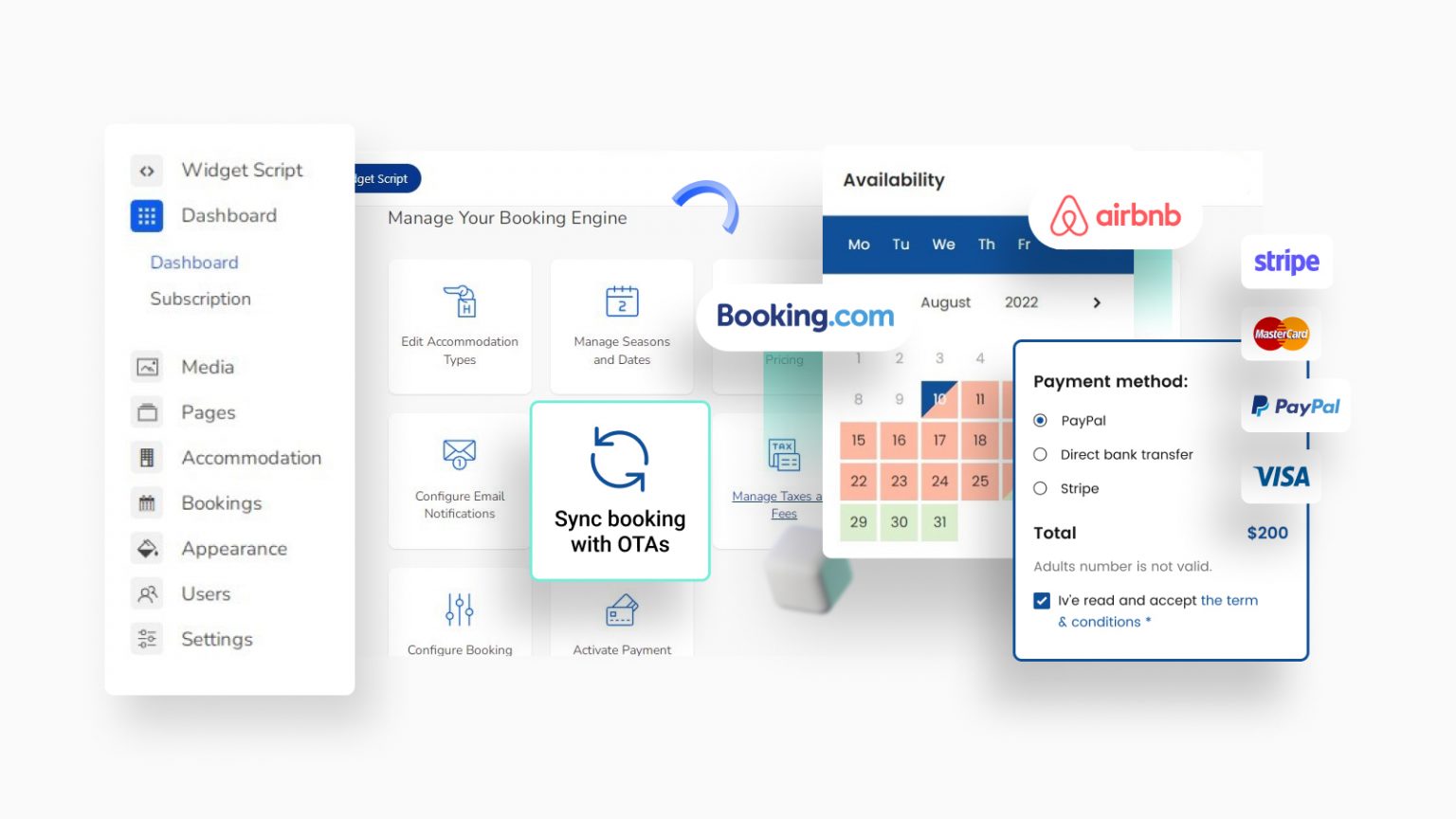 Reservation System for Hotel and Vacation Rentals - BNBForms