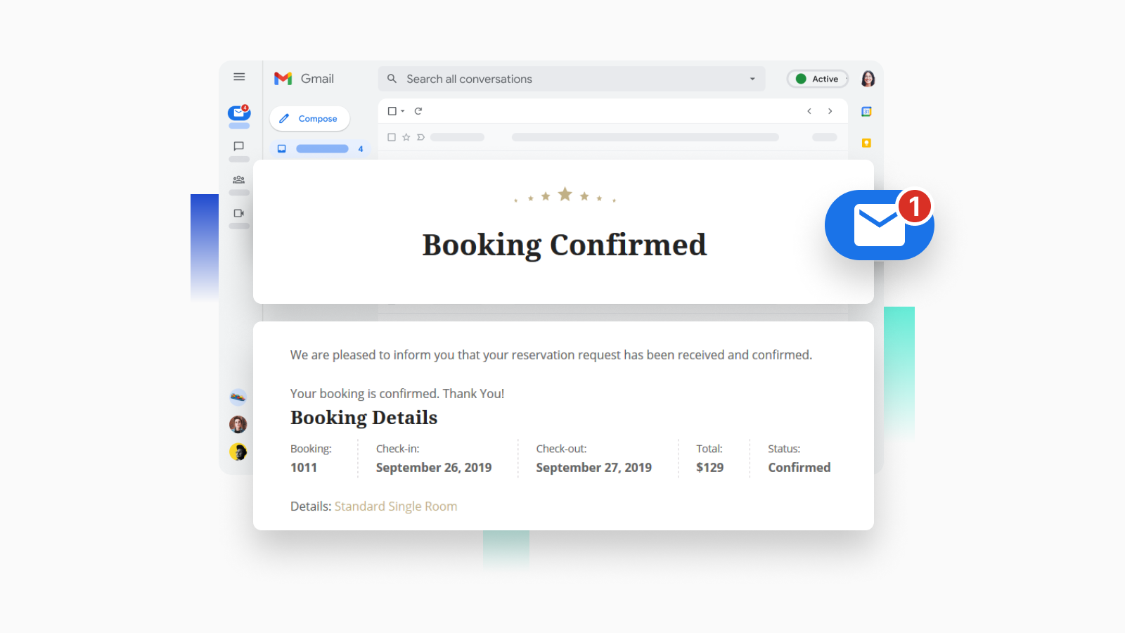 Hotel Booking Confirmation Email Templates BNBForms