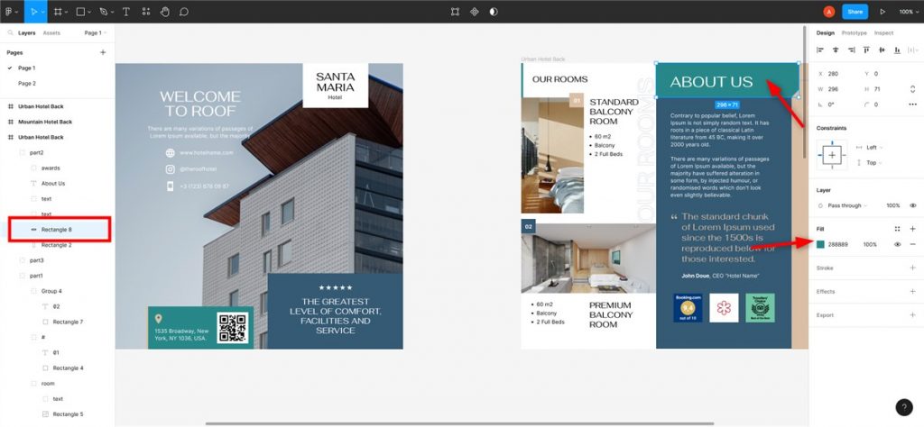 Download Free Hotel Booklet & Brochure Templates for Print - BNBForms