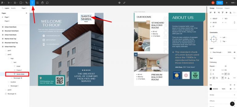 Download Free Hotel Booklet & Brochure Templates for Print - BNBForms
