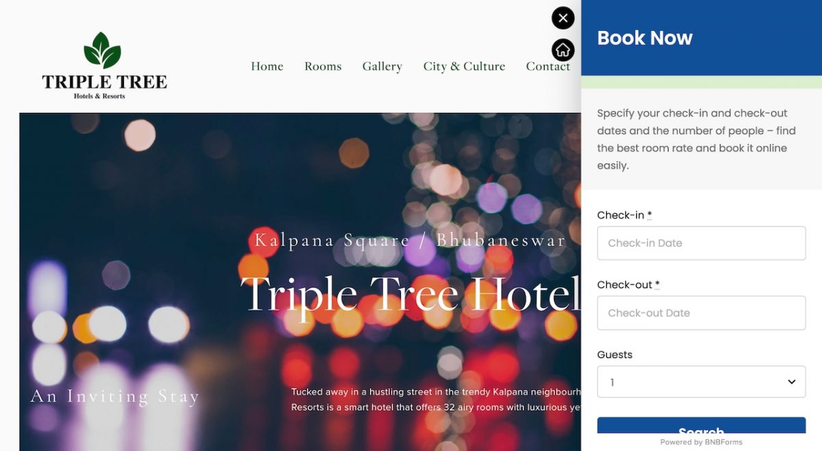 Showcase – Real Client Examples - BNBForms