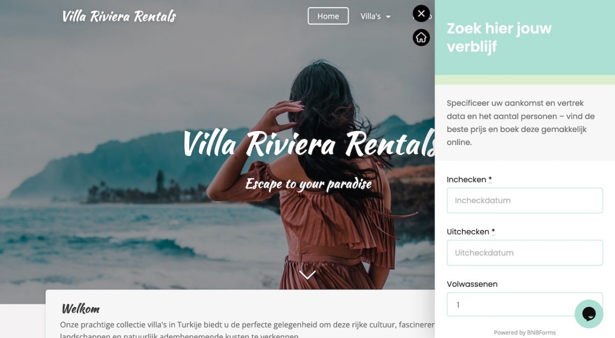 Showcase – Real Client Examples - BNBForms