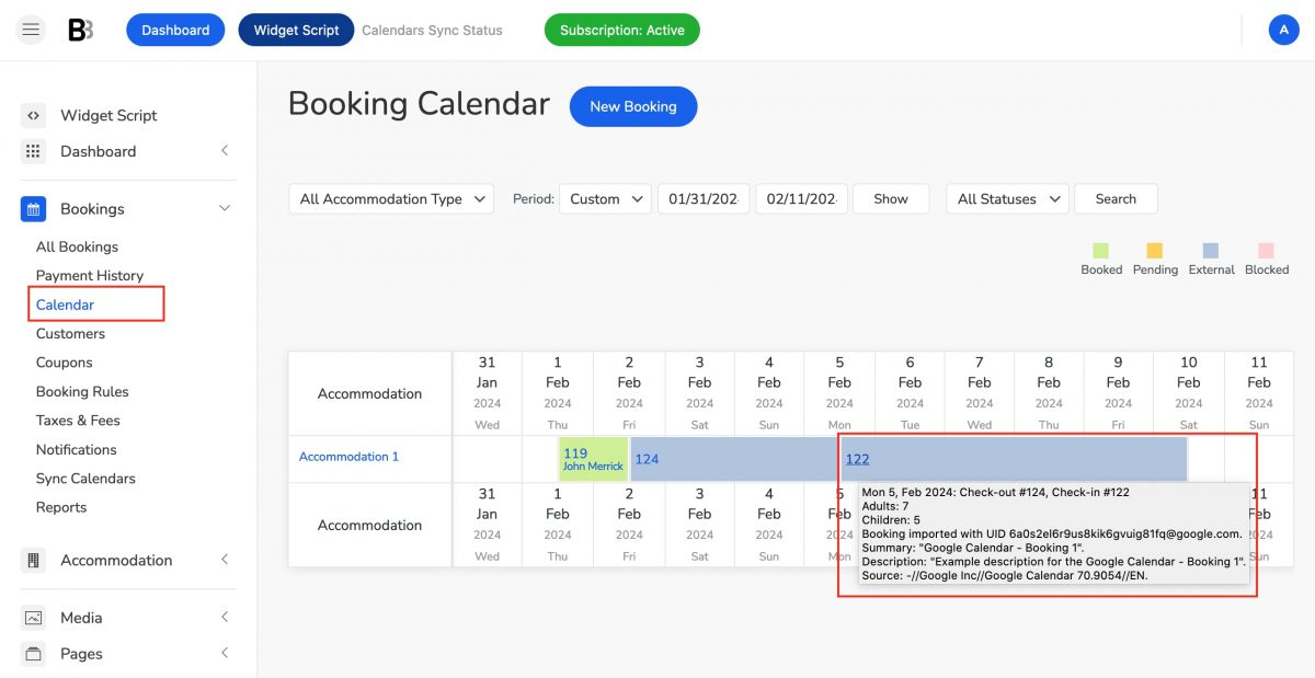 How to sync bookings with Google and Apple calendars - BNBForms
