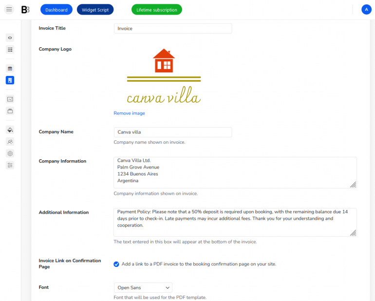 Free Hotel Invoice Generator: Simplify Billing with Automated PDF ...