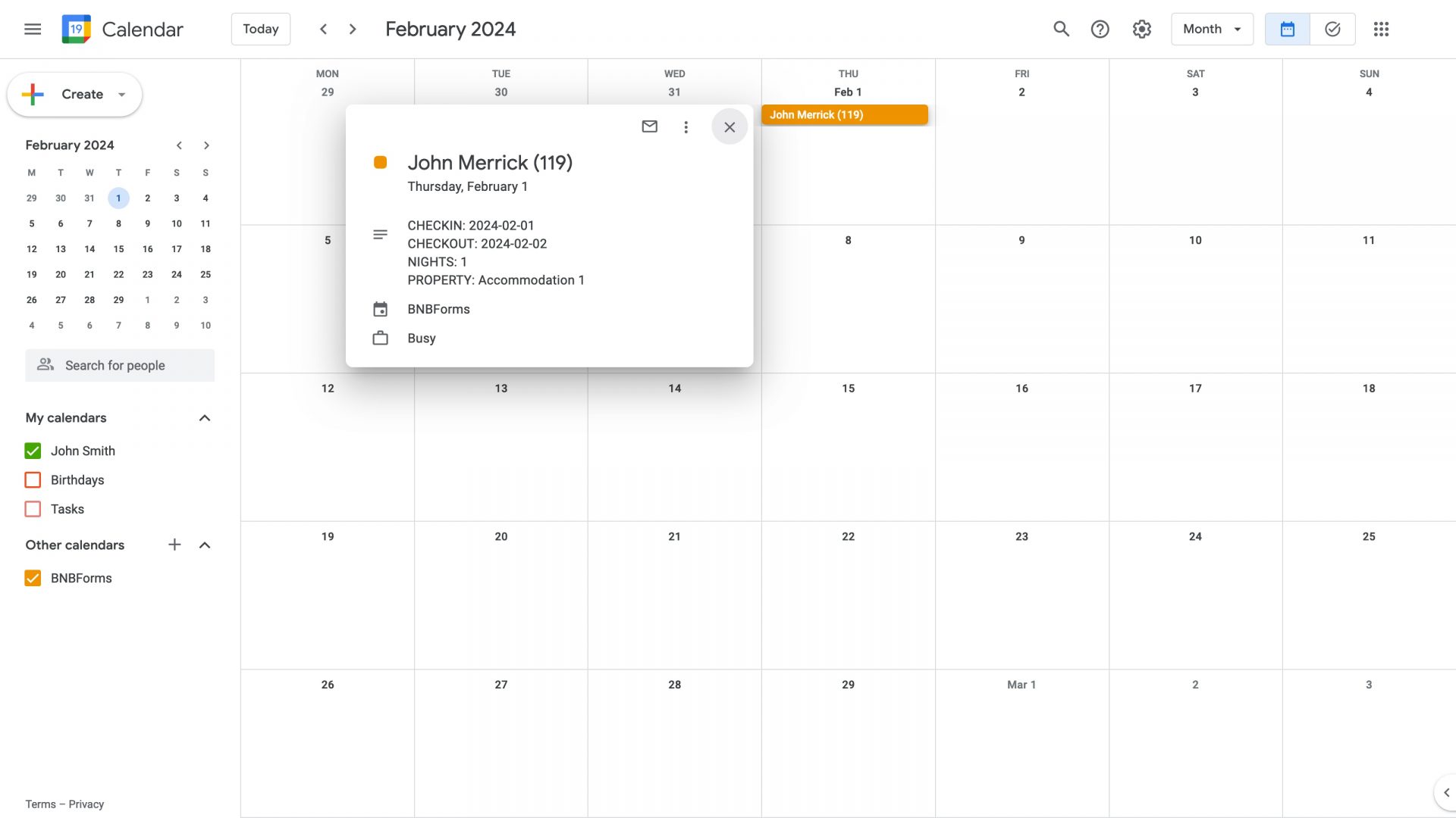 How to sync bookings with Google and Apple calendars - BNBForms