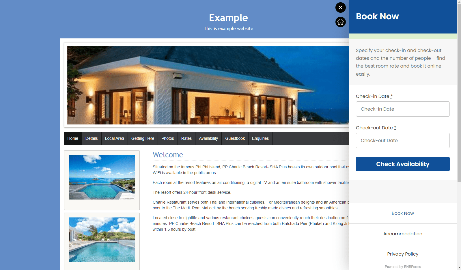 Promote My Place: How to Add a Hotel Booking Engine? - BNBForms